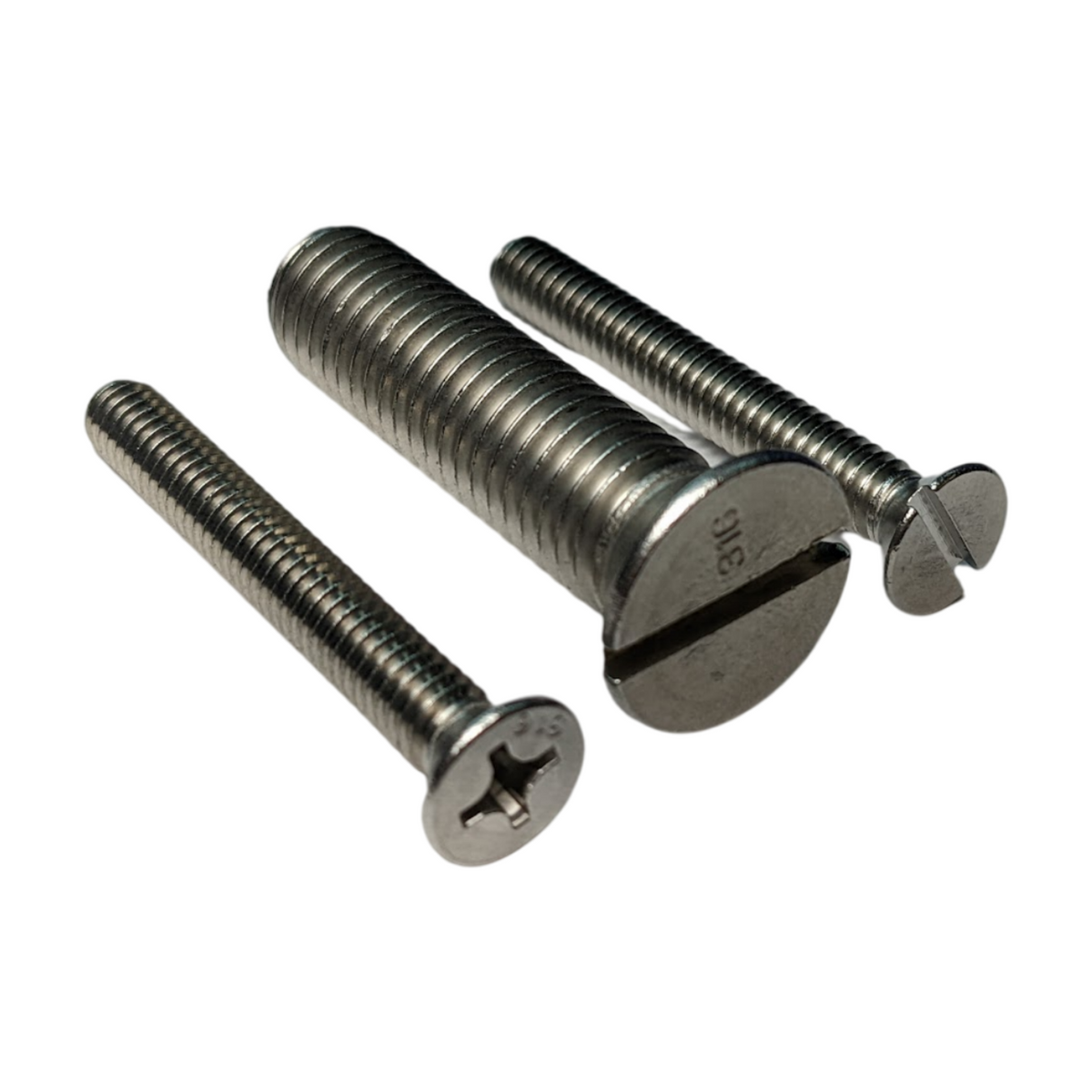 Flat Head Stainless Steel Machine Screw – Fair Wind Fasteners
